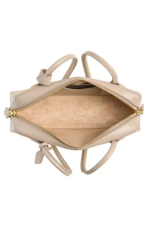 Alaïa Small Le Teckel Suede East/west Shoulder Bag - Grege-824