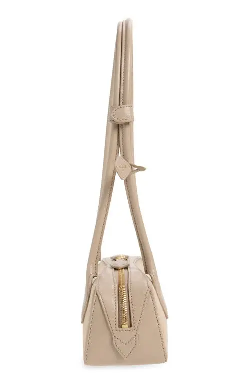Alaïa Small Le Teckel Suede East/west Shoulder Bag - Grege-824