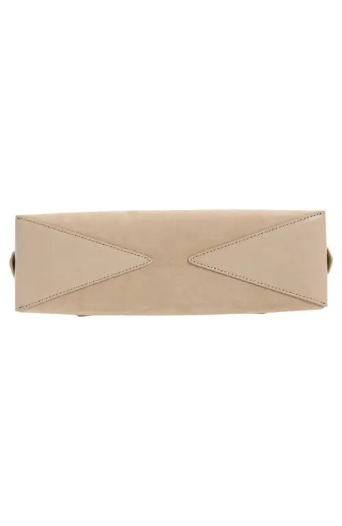 Alaïa Small Le Teckel Suede East/west Shoulder Bag - Grege-824