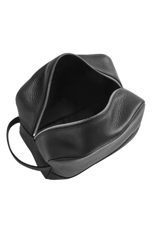 Shinola Leather Zip Travel Kit