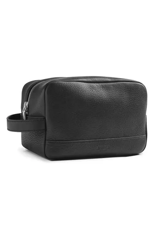 Shinola Leather Zip Travel Kit