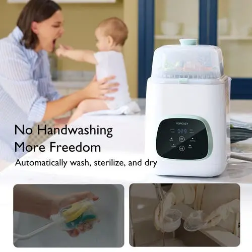 MOMCOZY Advanced Auto Baby Bottle Washer