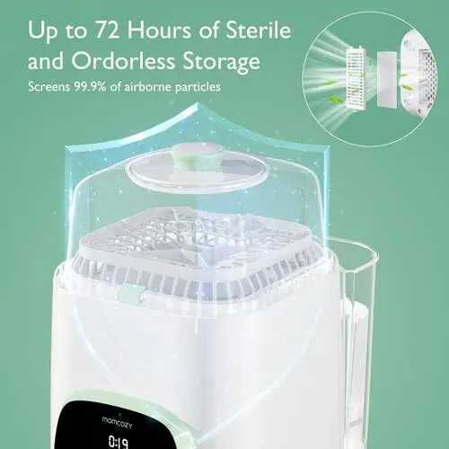 MOMCOZY Advanced Auto Baby Bottle Washer