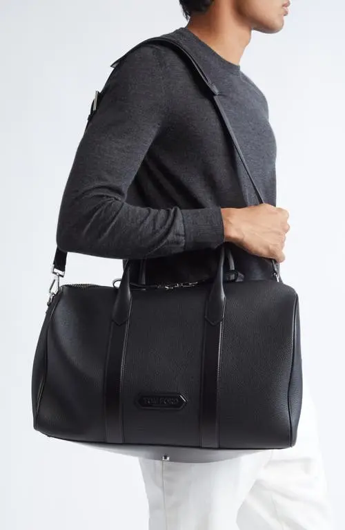TOM FORD Buckley Leather Duffle Bag