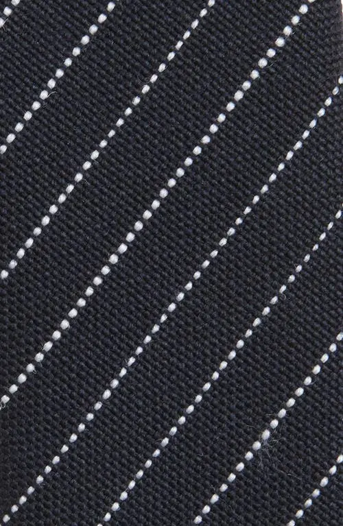 Thom Browne Pinstripe Wool Neck Tie - Navy