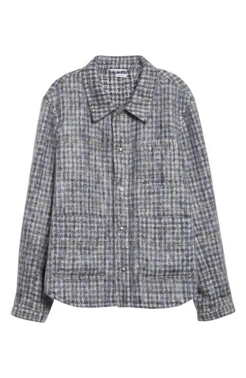 Thom Browne Gunclub Check Mohair Utility Jacket - Black/white