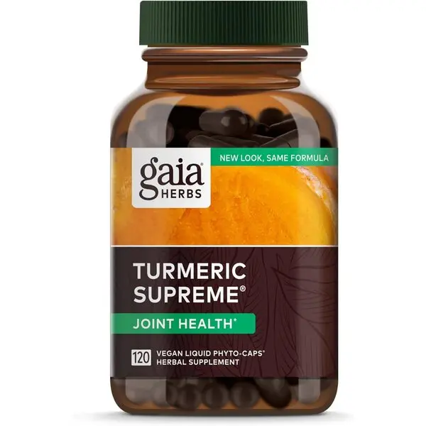 GAIA HERBS Turmeric Supreme Joint 120 Capsules - One-color