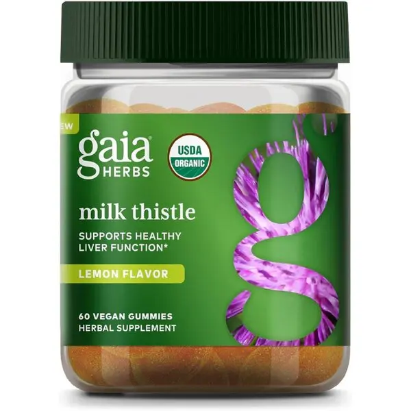 GAIA HERBS Milk Thistle Gummies 60 Gummies - One-color