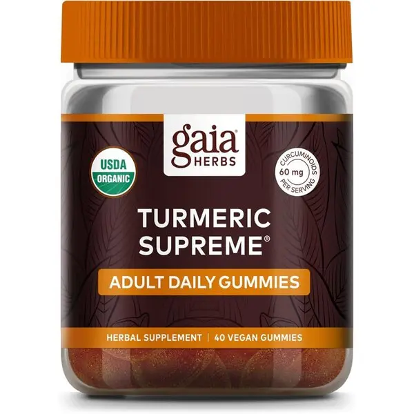 GAIA HERBS Turmeric Supreme Adult Daily Gummies 40 Gummies - One-color
