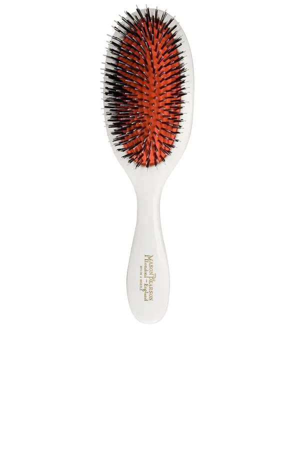MASON PEARSON Handy Bristle & Nylon Hairbrush - White