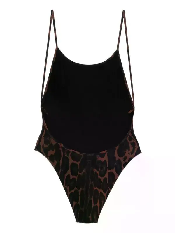 TOM FORD Leopard-print One-piece Swimsuit