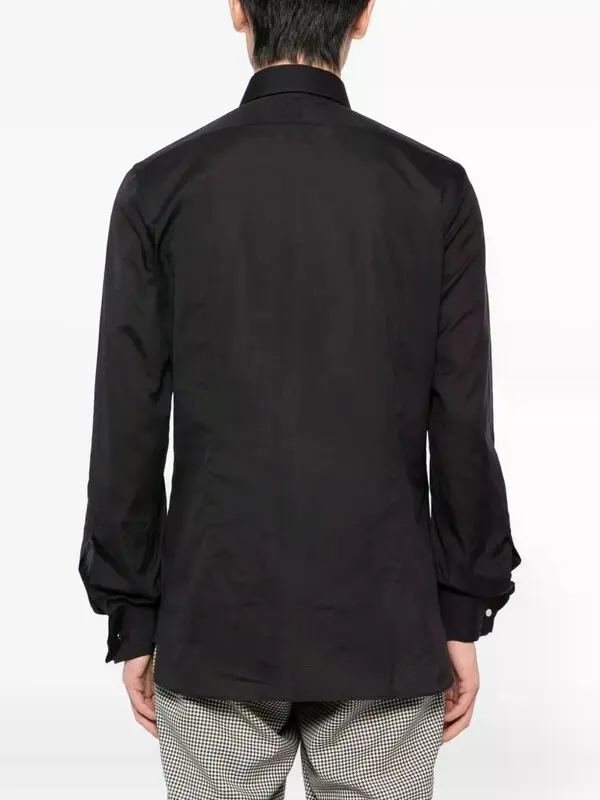 TOM FORD Cocktail-voile Cotton Shirt - Black