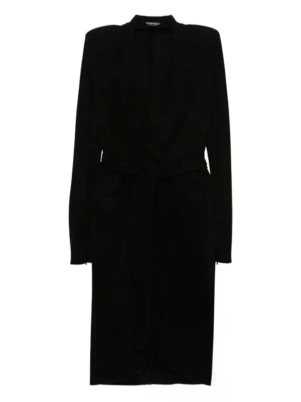 TOM FORD Long-sleeves Wrap Dress