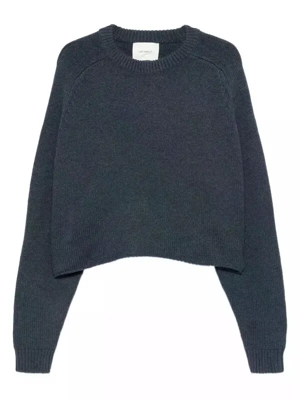 LISA YANG Round-neck Cropped Sweater