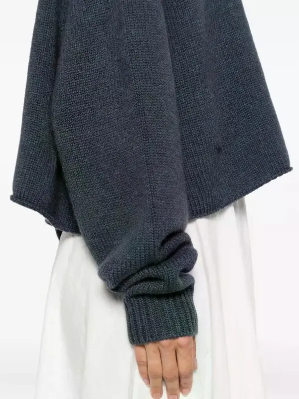 LISA YANG Round-neck Cropped Sweater