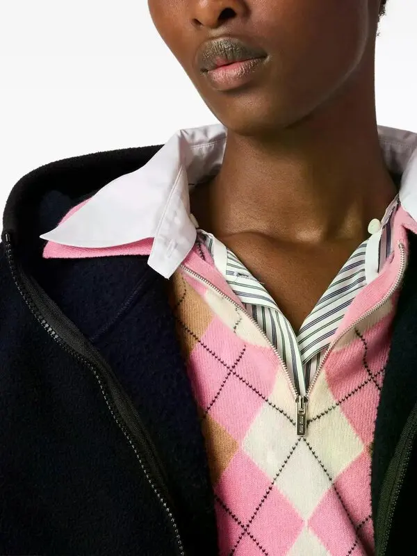 Miu Miu Cotton Fleece Zip-front Hoodie