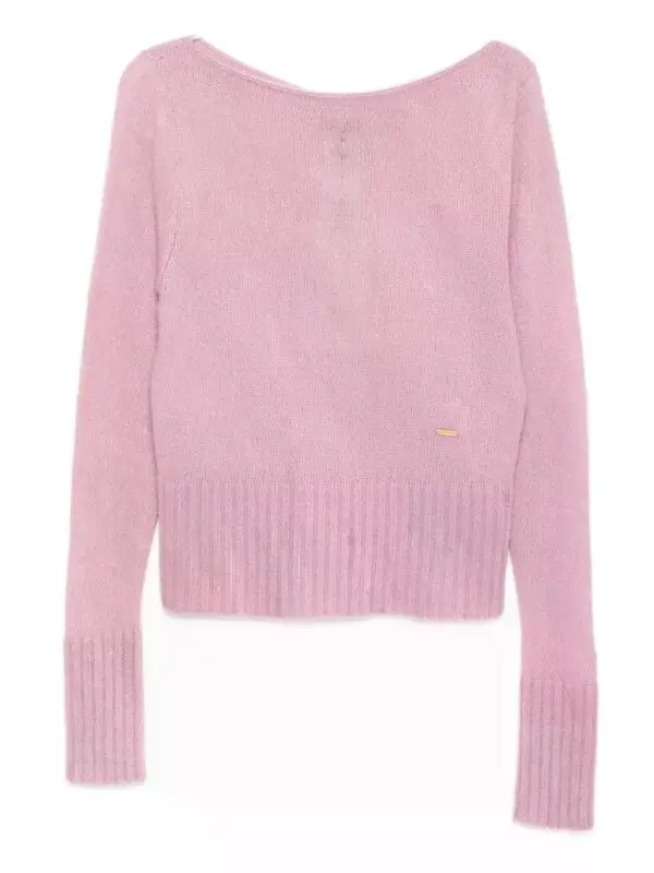 TOM FORD Boat-neck Sweater - Pink