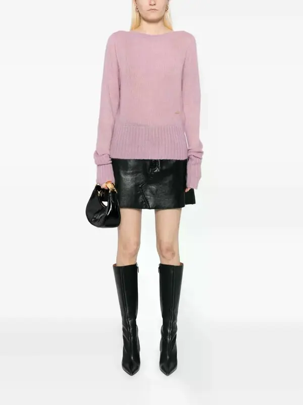 TOM FORD Boat-neck Sweater - Pink