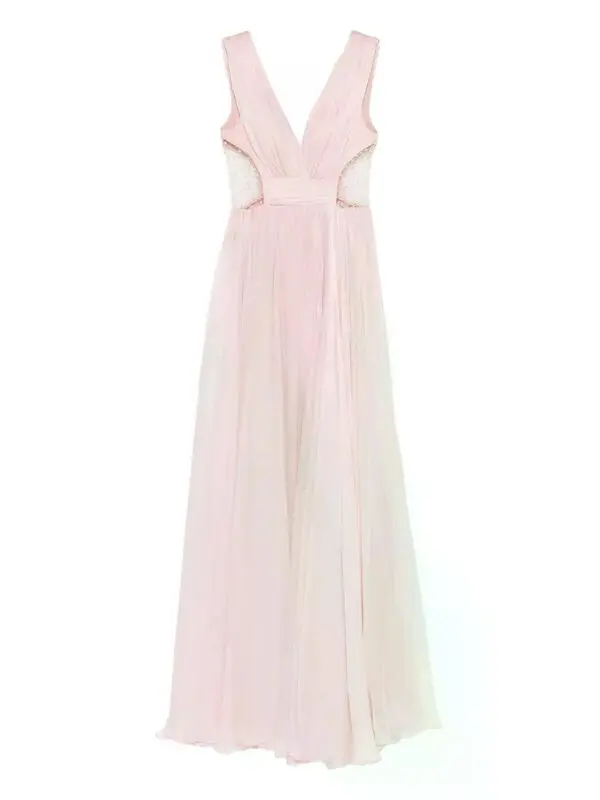 M.MARQUISE Rita Embellished V-neck Dress