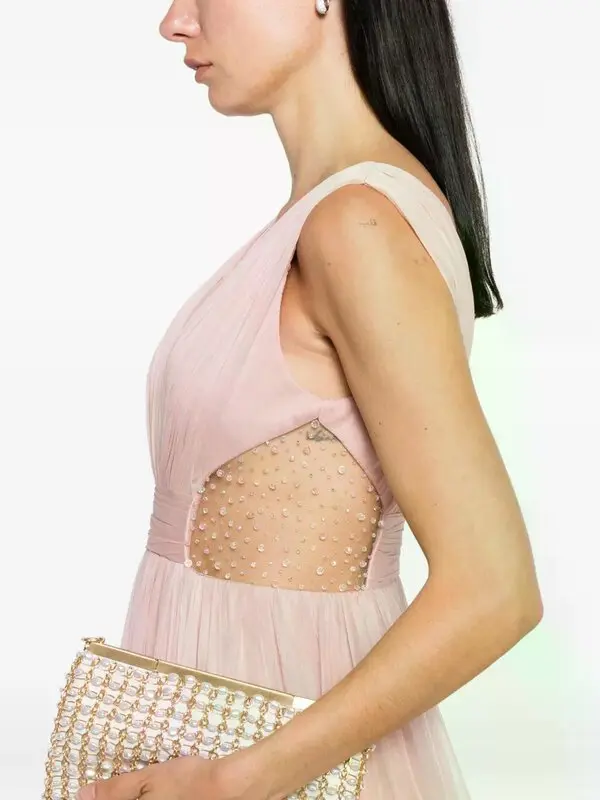 M.MARQUISE Rita Embellished V-neck Dress