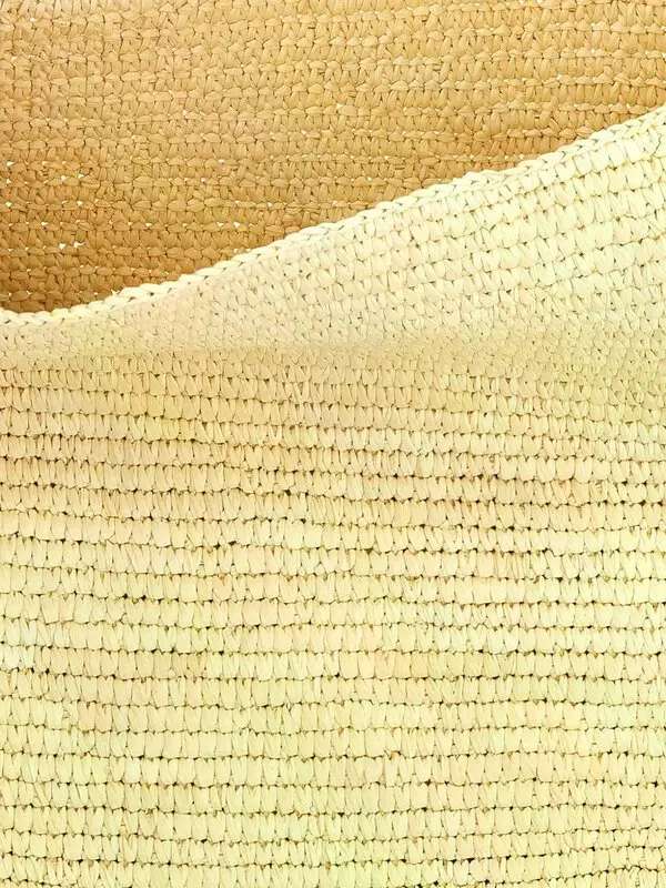 MAISON MICHEL Cristiana Raffia Shoulder Bag