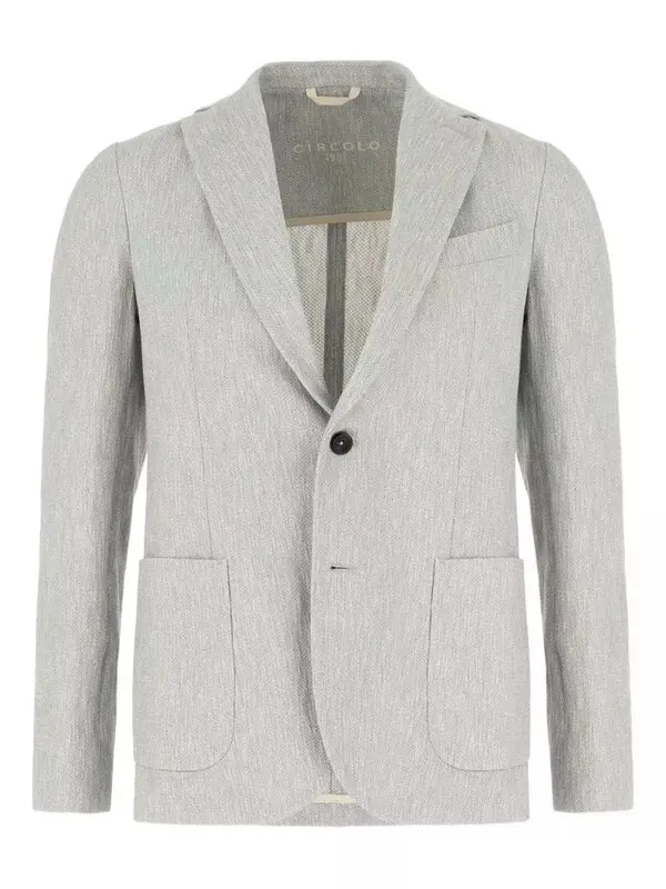 CIRCOLO 1901 Textured Blazer - Grey