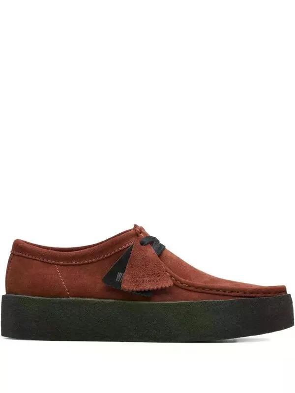 Clarks Wallabee Cup Lace-up Shoes - Red