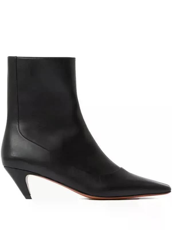 Stella McCartney Square-toe Ankle Boots - Black