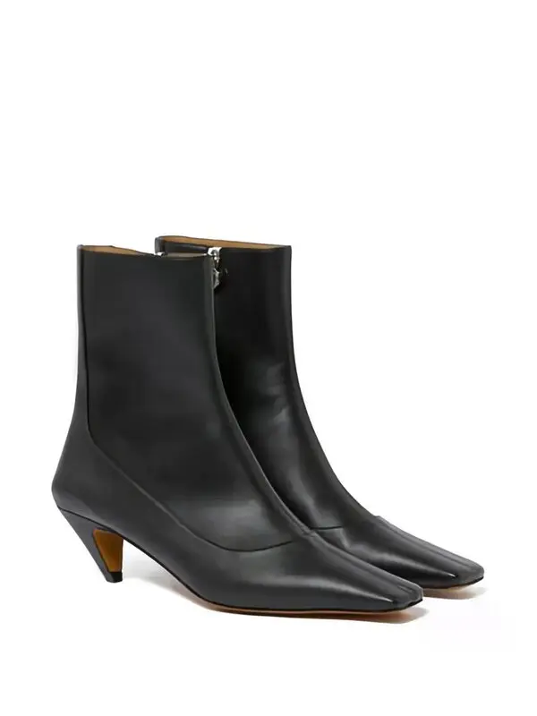Stella McCartney Square-toe Ankle Boots - Black