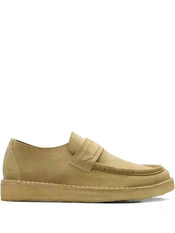 Clarks Nomad Maple Suede Loafers - Neutrals