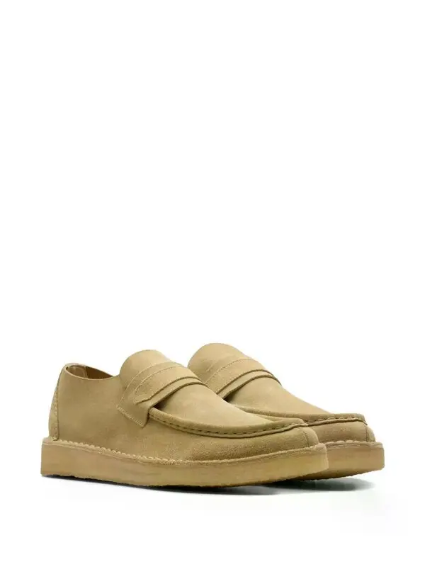 Clarks Nomad Maple Suede Loafers - Neutrals