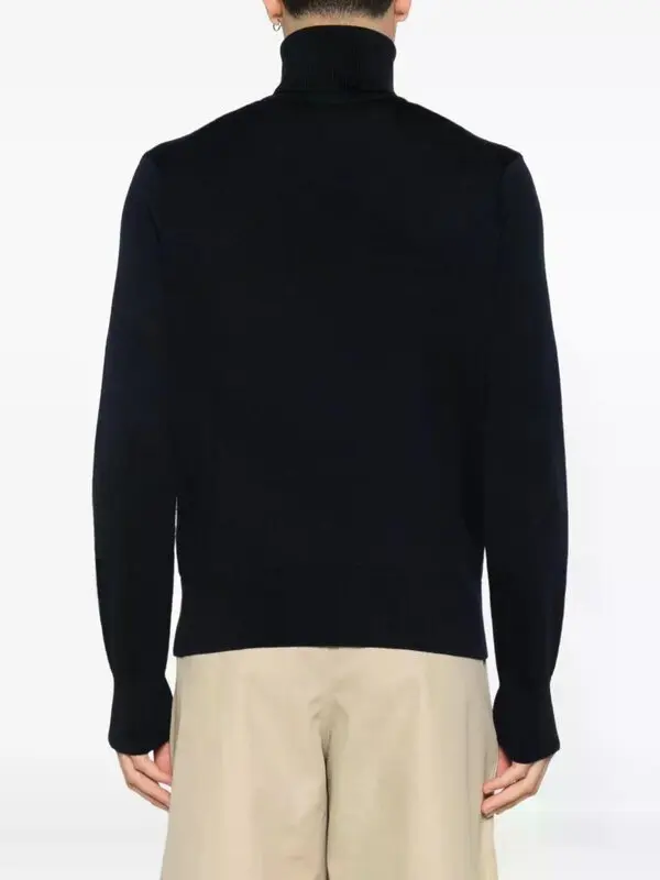 Ami De Coeur Monogram Turtleneck Sweater