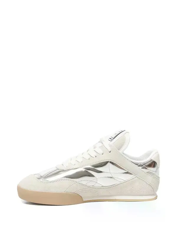 Chloé Kick Metallic Panelled Sneakers
