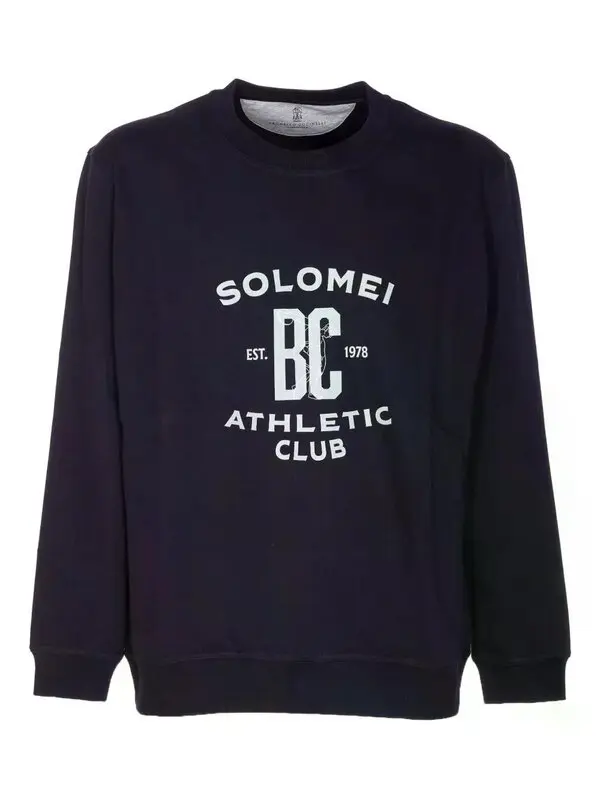 Brunello Cucinelli Printed Crewneck Sweatshirt
