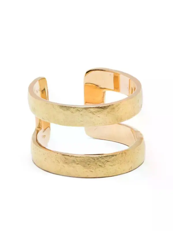 WOUTERS & HENDRIX 18kt Yellow Double-band Ring - Gold