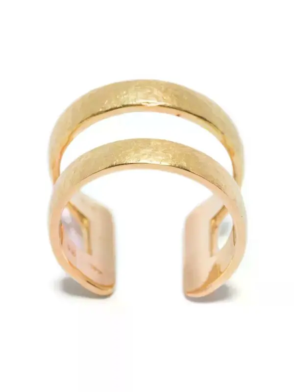WOUTERS & HENDRIX 18kt Yellow Double-band Ring