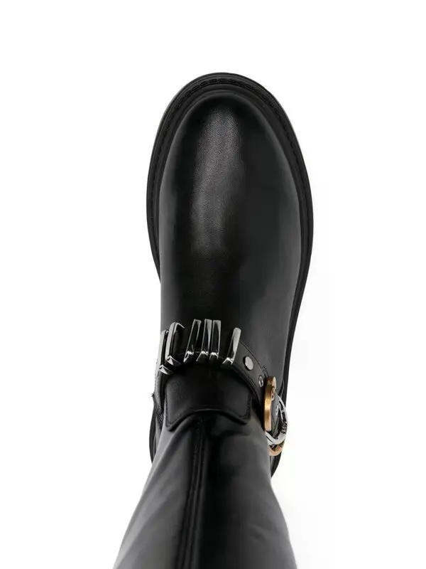 Pinko Buckle-detail Platform Boots