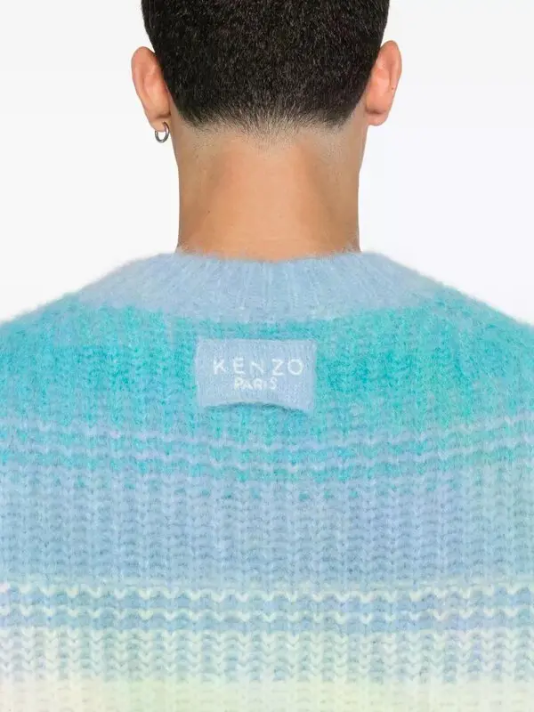 Kenzo Striped Crew-neck Jumper