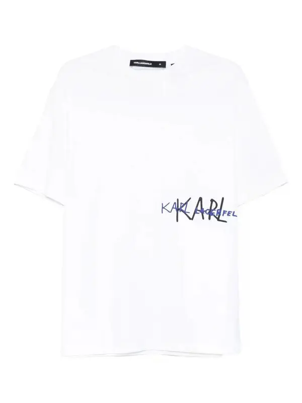 Karl Lagerfeld Logo-print T-shirt - White