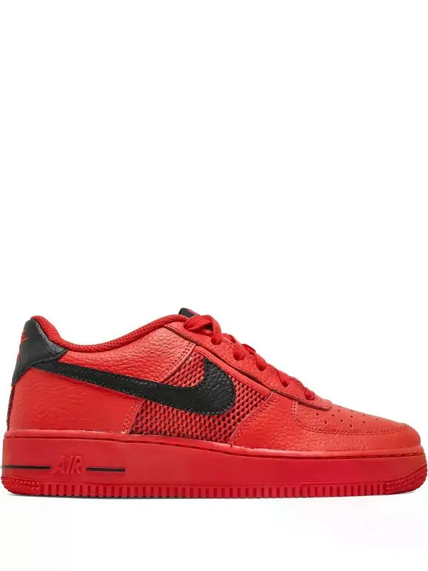 Nike Air Force 1 Mesh Pocket Sneakers - Red