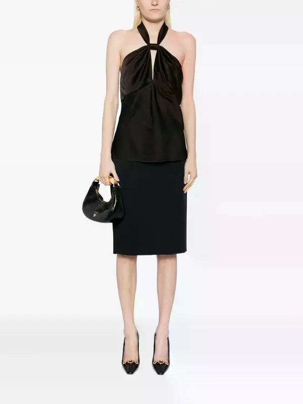 TOM FORD Silk Skirt - Black