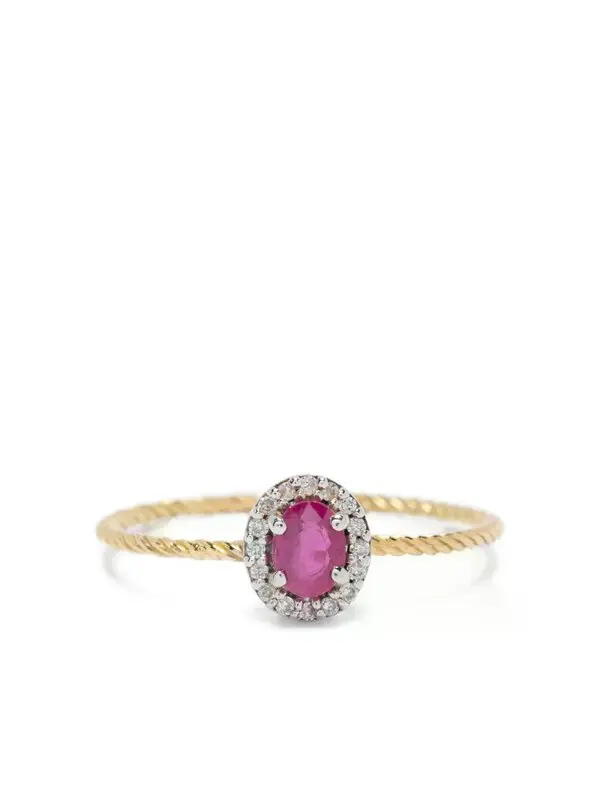 WOUTERS & HENDRIX 18kt Yellow Ruby Ring