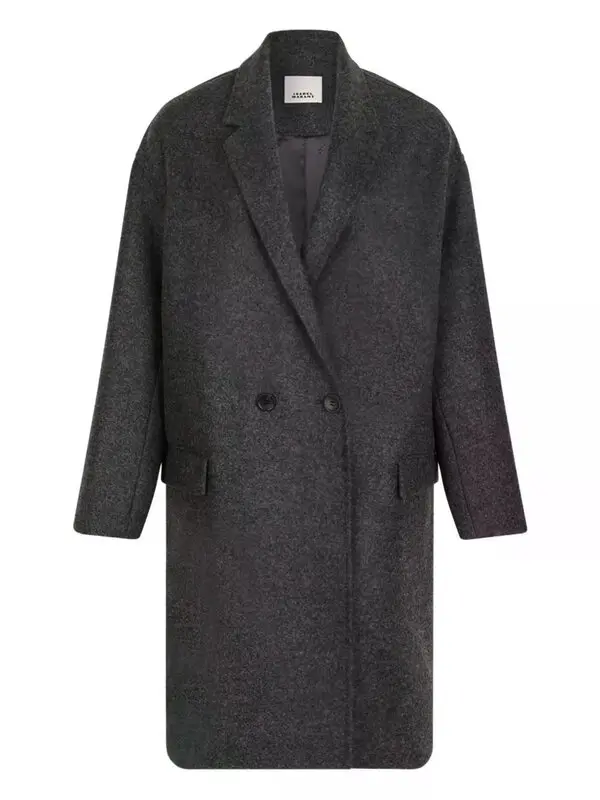 Isabel Marant Étoile Double-breasted Wool Coat - Grey