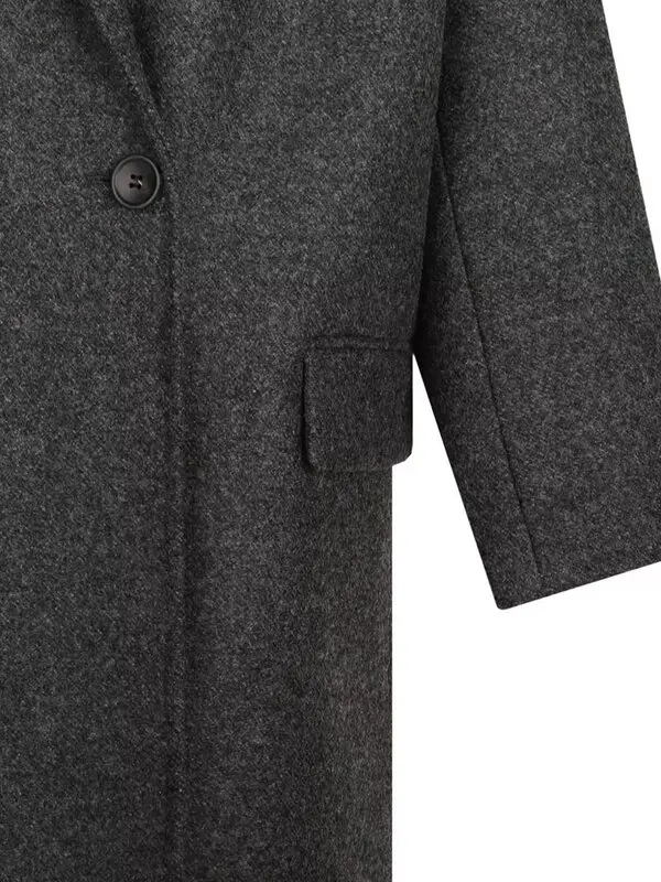 Isabel Marant Étoile Double-breasted Wool Coat - Grey