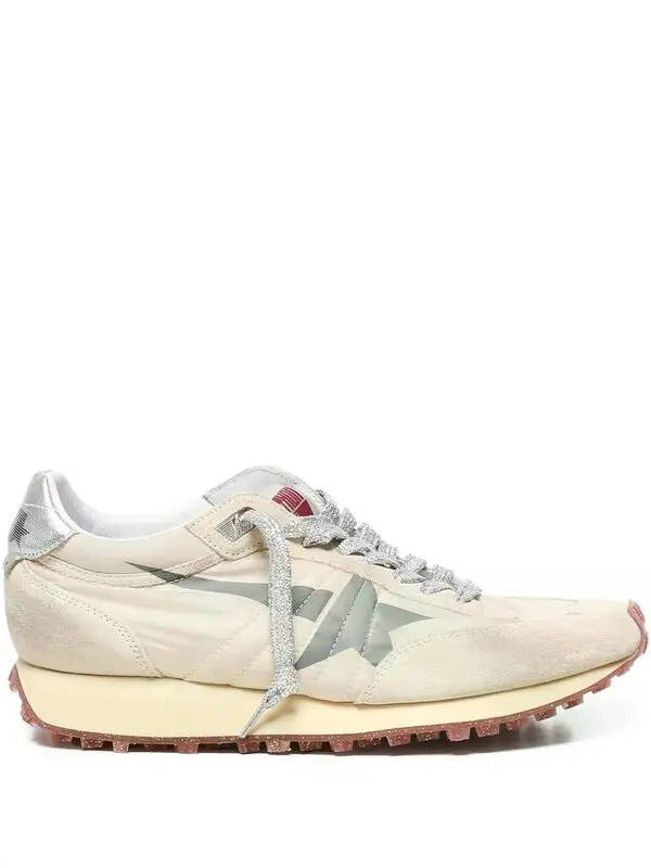 GOLDEN GOOSE Marathon Metallic-panel Sneakers - Neutrals