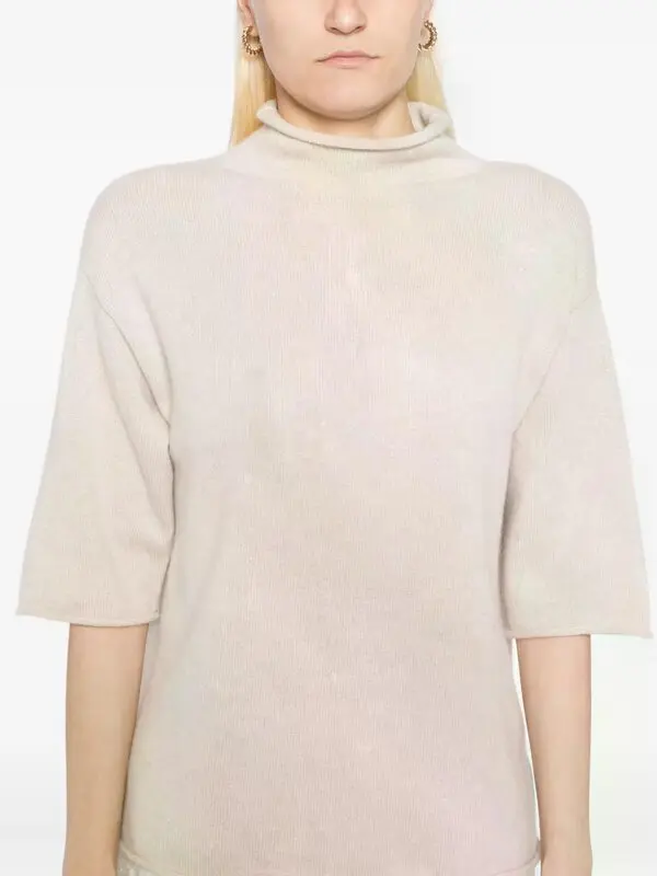 N.peal Turtleneck Knitted Top