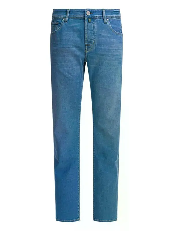 Jacob Cohen Cotton-blend Straight-leg Jeans