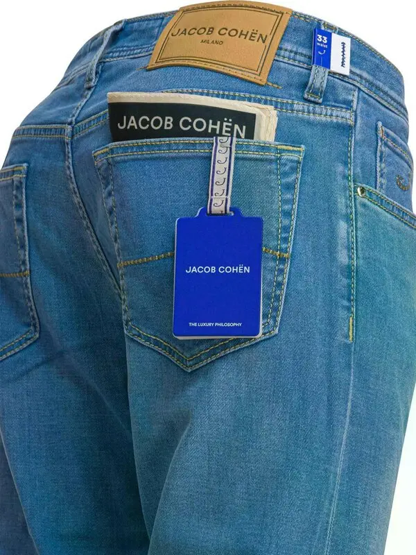 Jacob Cohen Cotton-blend Straight-leg Jeans