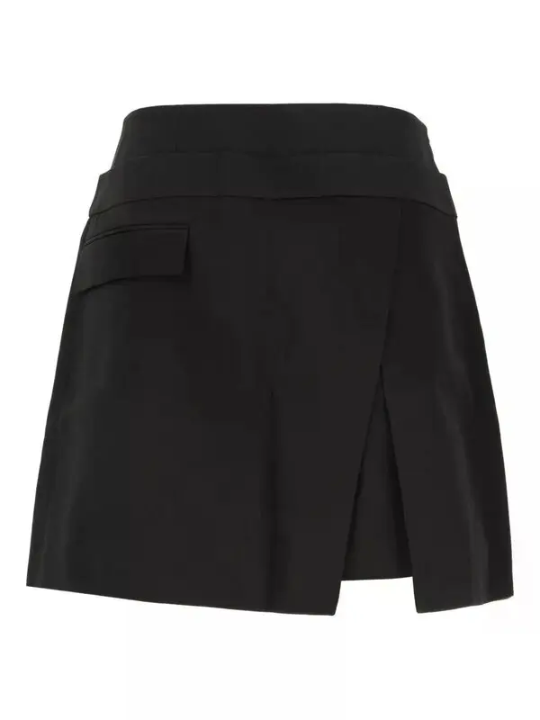 JUUN.J Asymmetric Hem Mini Skirt