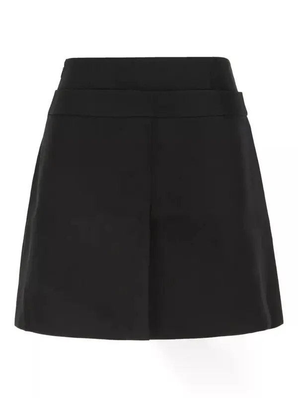 JUUN.J Asymmetric Hem Mini Skirt